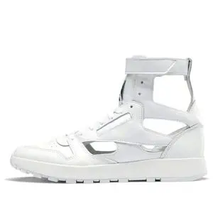 REEBOK Maison Margiela X Classic Leather Tabi High Top Sneakers - White