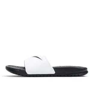 Nike Benassi Swoosh Slides - Black/white