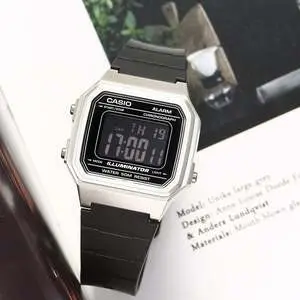 Casio Youth Series Retro Digital Watch - Silver