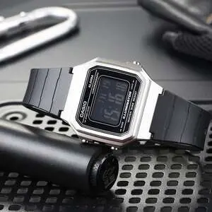 Casio Youth Series Retro Digital Watch - Silver