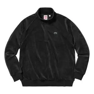 Supreme Ss18 Lacoste Velour Half-zip Track Top