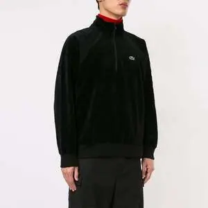 Supreme Ss18 Lacoste Velour Half-zip Track Top