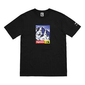 Supreme Fw17 The North Face Mountain Tee - Black