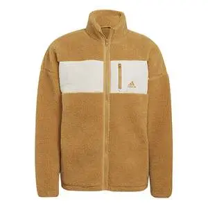 Adidas Logo Casual Splicing Stand Collar Sports Jacket - Default Color