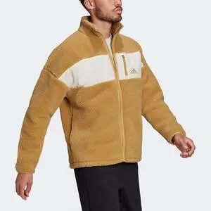 Adidas Logo Casual Splicing Stand Collar Sports Jacket - Default Color