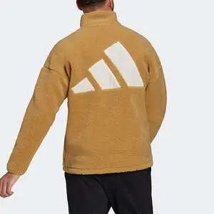 Adidas Logo Casual Splicing Stand Collar Sports Jacket - Default Color