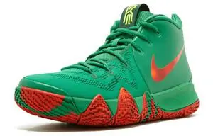 Nike Kyrie 4 "fall Foliage" High Top Sneakers - Green/red