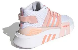 Adidas Originals Eqt Bask Adv V2 High-top Sneakers - White/pink