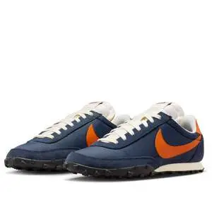 Nike Waffle Racer Sneakers - Navy/orange
