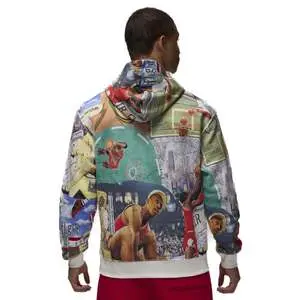 JORDAN Brooklyn Fleece Printed Hoodie - Multicolor