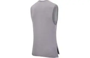 Nike Dri-fit Solid Color Logo Round Neck Slim Fit Vest