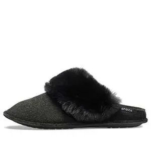 CROCS Fur Mule Slippers