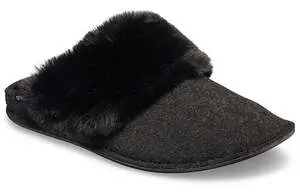 CROCS Fur Mule Slippers