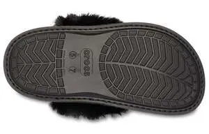 CROCS Fur Mule Slippers