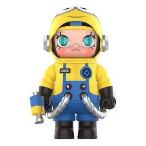 POP MART Space Molly Minions 400% Collectible Figure - Multi-color