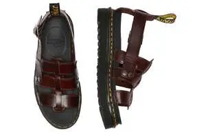 Dr. Martens Terry Leather Sandals - Redbrown