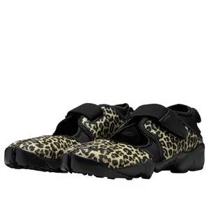 Nike Rift Breathe Leopard Print Sandals - Black/hemp
