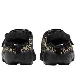 Nike Rift Breathe Leopard Print Sandals - Black/hemp
