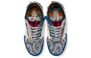 VANS Old Skool Cap Patchwork Sneakers - Blue