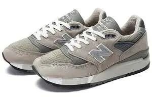 NEW BALANCE 998 Suede Sneakers - Grey