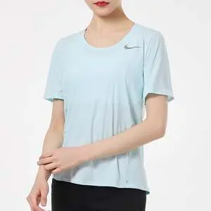 Nike Dri-fit Training Sports Quick Dry Short Sleeve - Blue