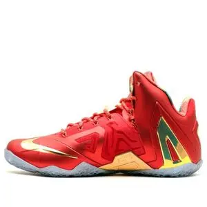 Nike Lebron Elite Se 'championship' High Top Sneakers - Red/goldyellowgold
