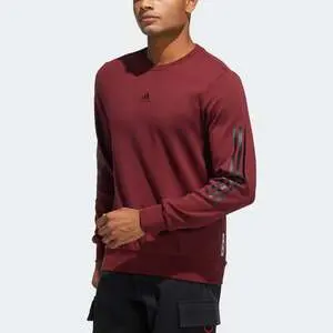 Adidas Crewneck Pullover With Graphic Detailing