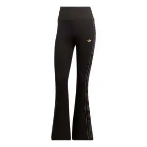 Adidas Ski Chic Flared Ribbed Leggings - Black