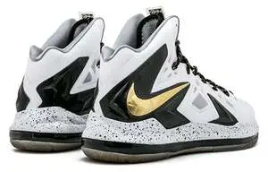 Nike Lebron P.s. Elite+ Sneakers - White/goldyellowgold/black