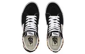 VANS Sk8-hi Leopard Print High Top Sneakers - Leopard/black