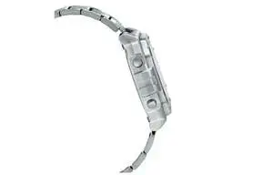 Casio Digital Multi-function Watch With Stainless Steel Band