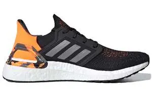 Adidas Ultraboost 20 Athletic Sneakers - Black/white/orange