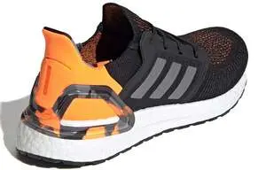 Adidas Ultraboost 20 Athletic Sneakers - Black/white/orange