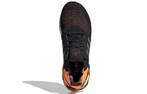 Adidas Ultraboost 20 Athletic Sneakers - Black/white/orange