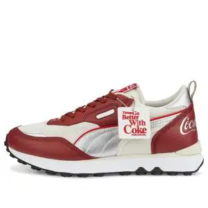 PUMA PUMA X Coca-Cola Rider FV "Intense Silver" Red