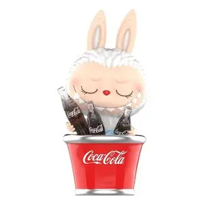 POP MART X Coca-cola The Monsters Labubu Figure 'time To Cool Down - Multi-color