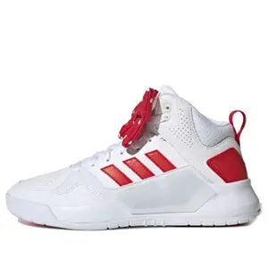 Adidas Neo Play9tis 2.0 High Top Sneakers - White/red