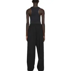 Balenciaga Elastic Waist Straight Leg Pants