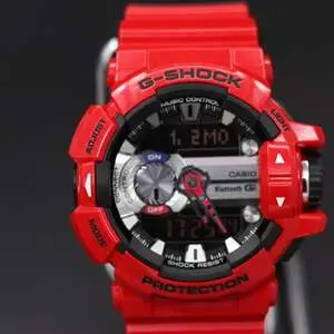 Casio G-shock Analog-digital Watch With Bluetooth - Red