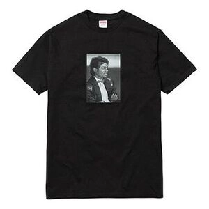 Supreme Ss17 Michael Jackson Tee Printing Short Sleeve - Black