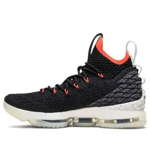 Nike Lebron 15 "bright Crimson" Basketball Sneakers - Black