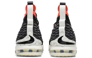 Nike Lebron 15 "bright Crimson" Basketball Sneakers - Black
