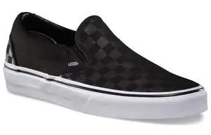 VANS Classic Slip-on Checkerboard Sneakers - Black