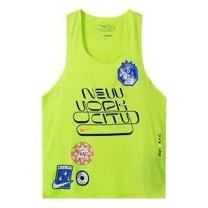 Nike Dri-fit Adv Aeroswift Logo Badge Pattern Vest - Multi-color