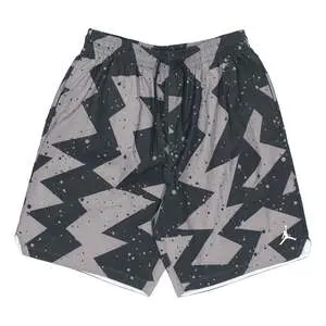 JORDAN Drawstring Splash Ink Loose Sports Shorts - Black
