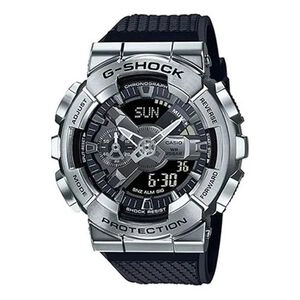 Casio G-shock Analog-digital Watch With Silver Accents - Black