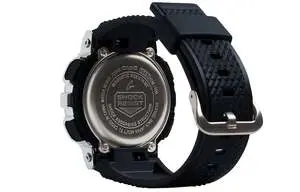 Casio G-shock Analog-digital Watch With Silver Accents - Black