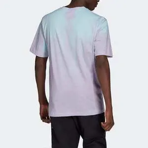 Adidas Originals Printing Round Neck Pullover Short Sleeve Purple