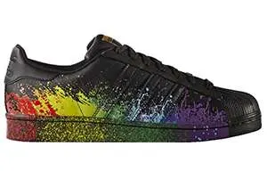 Adidas Superstar Pride 'paint Splatter' Sneakers