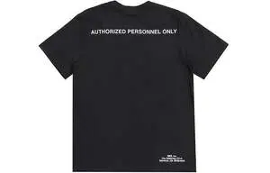 Nike Ss22 Logo Printing Round Neck Short Sleeve Black